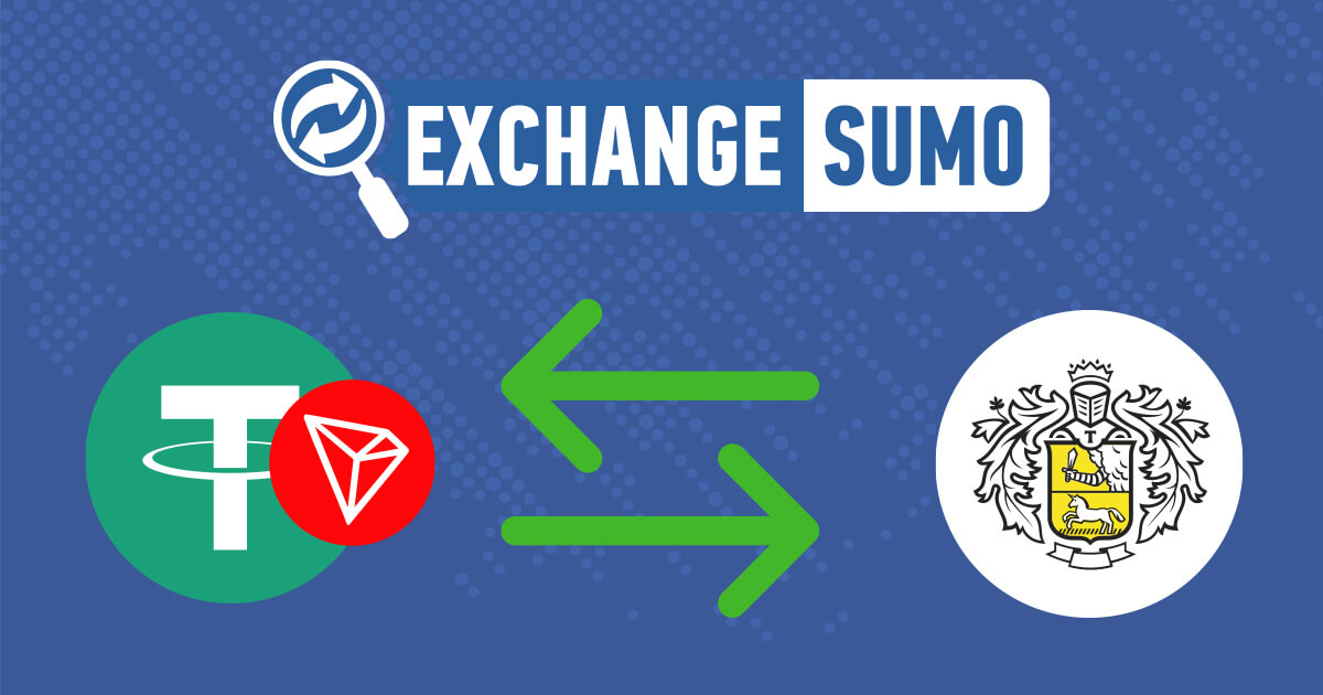 Онлайн обмен Tether TRC20 на Тинькофф – лучший курс обмена USDT TRC20 на Т-Банк RUB | ExchangeSumo